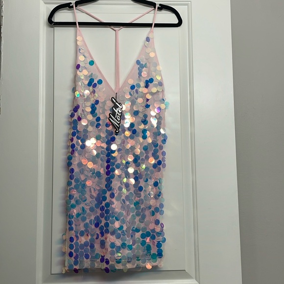 Motel Rocks | Dresses | Nwt Motel Pink Mermaid Scale Dress | Poshmark